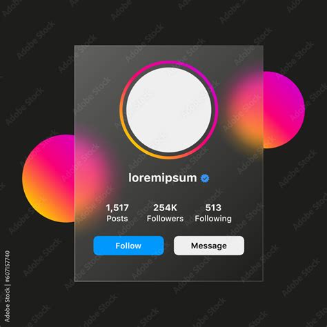 Instagram Profile Picture Template
