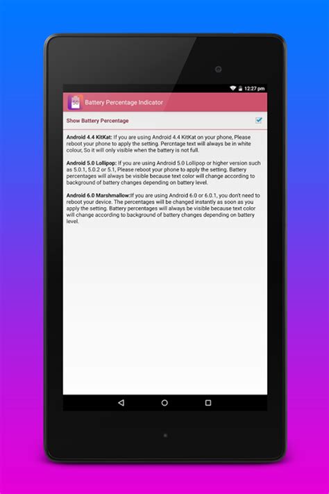 Battery Percentage Indicator Apk For Android Download