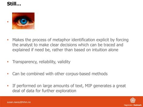 Ppt Introduction To The Metaphor Identification Procedure Mip Powerpoint Presentation Id