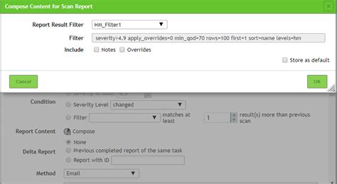 Filter Alert Report Greenbone Community Edition Greenbone Community