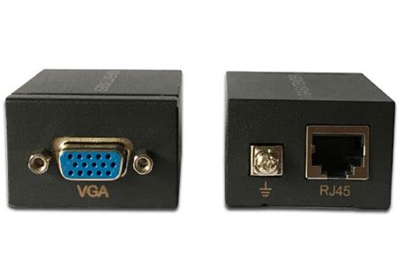 60m Vga Extender 1x1 Splitter Rj45cat5e6 Etherne Grandado