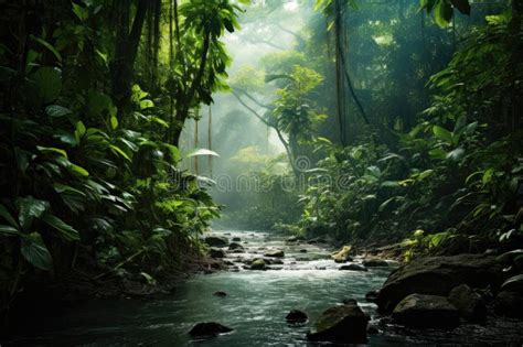 Asian Tropical Rainforest Asian Tropical Jungle Rainforest In Daytime Neural Network Ai