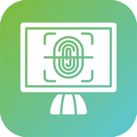 Biometrics Vector Icon Style 22383026 Vector Art At Vecteezy