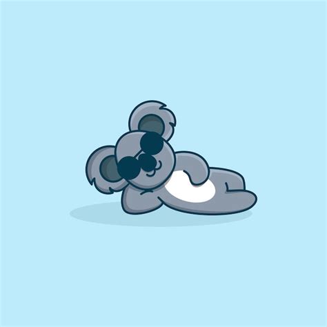 Premium Vector Cute Koala Concept Logo Design