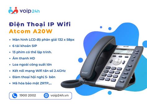 Điện Thoại Ip Atcom A20w