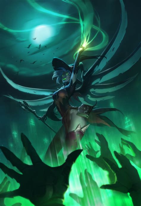 Rokiwitch Mercy Overwatch Witch Mercy Overwatch Overwatch Highres Girl Alternate