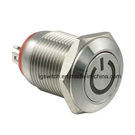 Power Strip 19 Mm Self Locking Latching Push Button Switches China Push Button Switch And Push