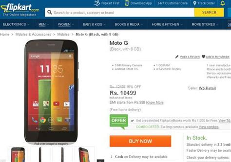Moto G Gets A Price Cut Of Rs 2 000 India News India TV