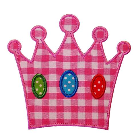 Princess Crown Appliques Machine Embroidery Designs Applique Etsy