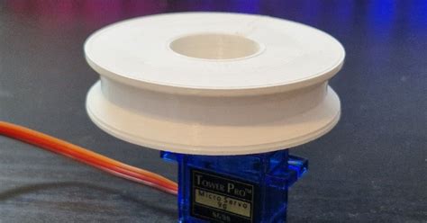 Servo Wheelpulley Attachment By Joel Helgstrand Download Free Stl Model