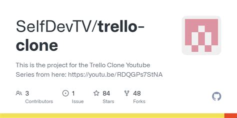 GitHub - SelfDevTV/trello-clone: This is the project for the Trello ...