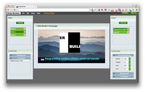 Sliderbuilder Make Responsive Sliders And Carousels Online