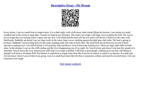 Example Of Descriptive Writing Essay By Pper Writer Canada Issuu