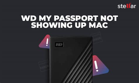 How To Resolve Wd My Passport Not Showing Up On Mac