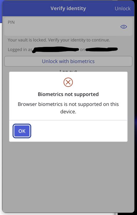 Biometrics Detection Password Manager Bitwarden Community Forums