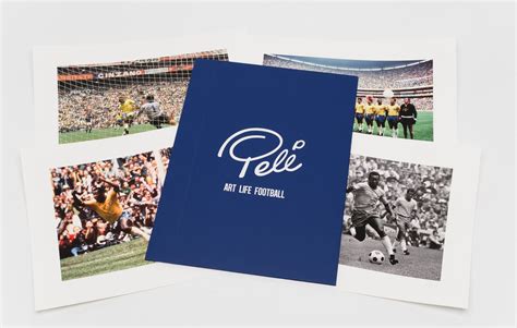 World Cup Final 1970 Portfolio Of 4 Pelé