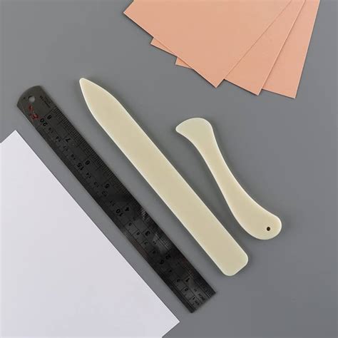 Folders Made Of Genuine Bone Folder Tool 6 Inch Real Bone Creaser For