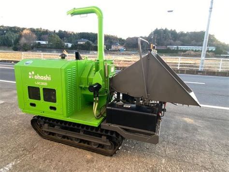 注文 T 0025大橋 GSC282D ウッドチッパー チッパーシュレッダー 樹木粉砕機 木材破砕機 全塗装済み