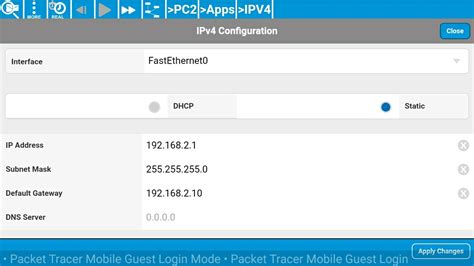 Konfigurasi Routing RIP Cisco Packet Tracer Mobile