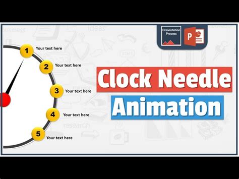 moving clock animation for powerpoint