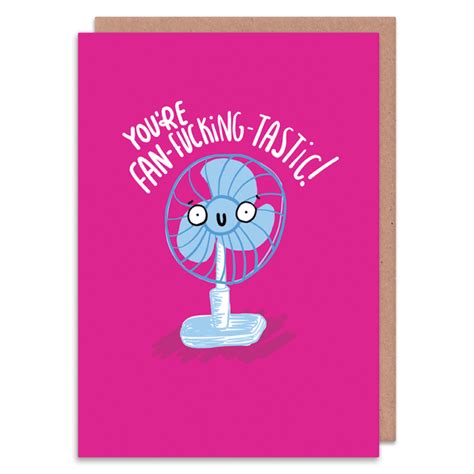 Maktus Fan Fucking Tastic Cute Greeting Card