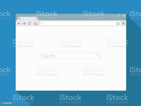Jendela Browser Browser Web Dalam Gaya Datar Browser Internet Konsep