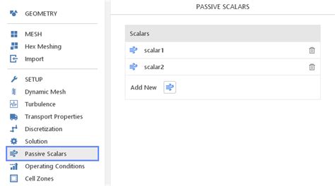 passive scalars user guide simflow cfd