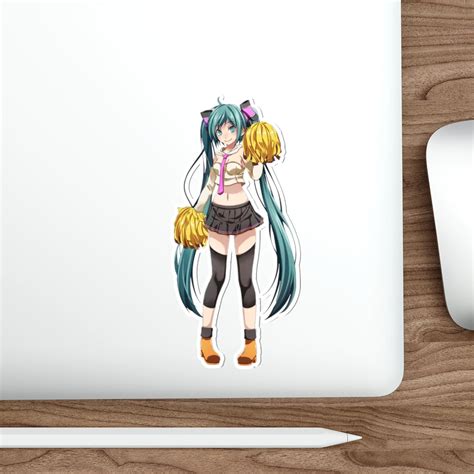 Cheerleader Hatsune Miku Waterproof Sticker Ecchi Vinyl Decal The