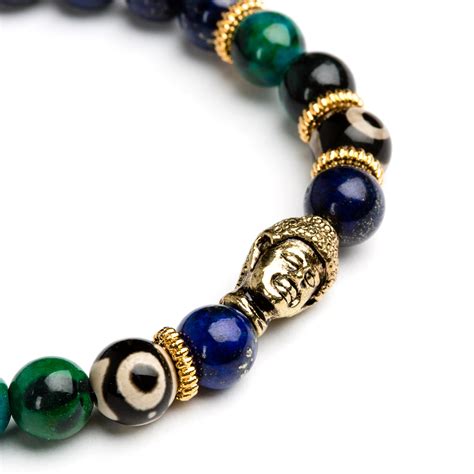 Lapis Lazuli Evil Eye Buddha Bracelet Jean Claude Jewelry Touch