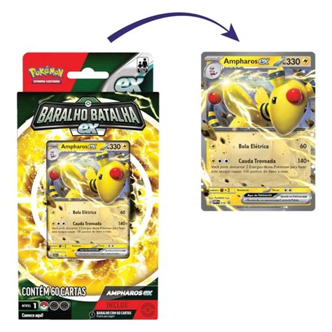 Baralho De Batalha Ex Ampharos Ex Chq Jogos