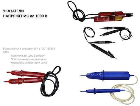 Указатель низкого напряжения до 1000в – Указатели напряжения до 1000 В ...