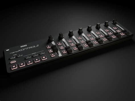 3d Model Midi Korg Nano