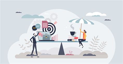일과 여가의 조화가 있는 Z세대를 위한 일과 삶의 균형 작은 사람 개념 직업에 대한 스톡 벡터 아트 및 기타 이미지 직업