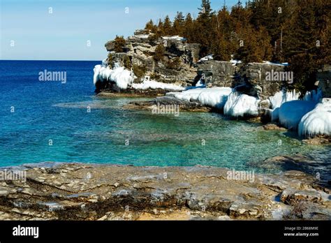 Bruce Peninsula National Park Georgian Bay Tobermory Ontario Canada