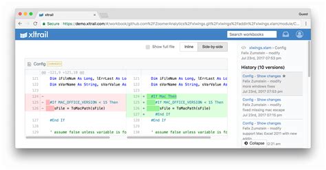 Xltrail Version Control For Excel Spreadsheets Xlwings Is Now