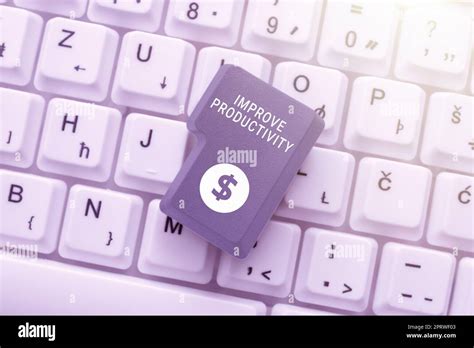 Légende Conceptuelle Amélioration De La Productivité Présentation De Lentreprise Amélioration