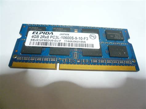 Yahooオークション Elpida 4gbメモリー 2r×8 Pc3l 10600s 9 10 F3