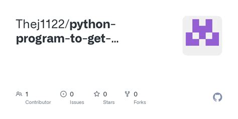 Github Thej1122python Program To Get Equilibrium Element From Array