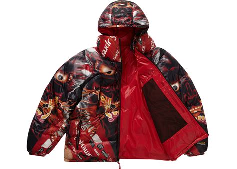Supreme Reversible Featherweight Down Puffer Jacket Red Mens Fw22 Us