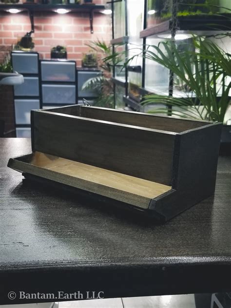 DIY Mini Indoor Planter Box With Built In Drainage Tray Bantam Earth