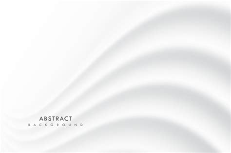 Premium Vector Vector Abstract White And Gray Fabric Soft Wave Background
