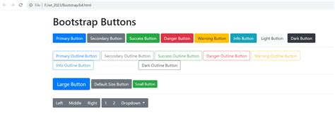 Example Of Bootstrap Buttons Programmingempire