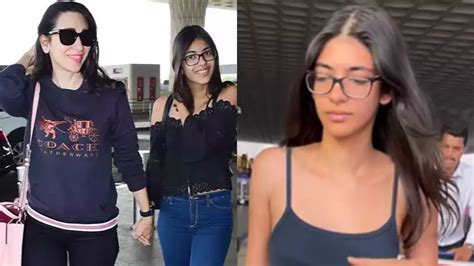 Karisma Kapoors Daughter Samiera Makes Rare Appearance As She Leaves