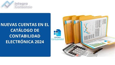 Artículo Nuevas cuentas en el catálogo de contabilidad electrónica 2024 Integra Consorcio