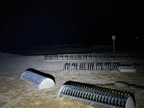 Just A Bunch Of Empty Cycle Racks On The Seashore Rliminalspace