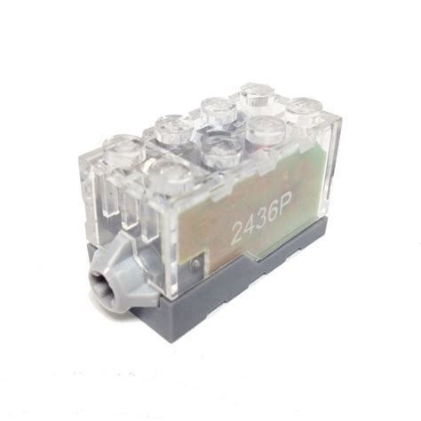 Lego Parts Electric Sound Brick 2 X 4 X 2 With Light Bluish Gray Top