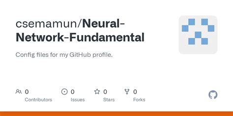 github csemamun neural network fundamental config files for my