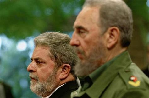 Fidel Castro e Lula os fundadores do Foro de São Paulo