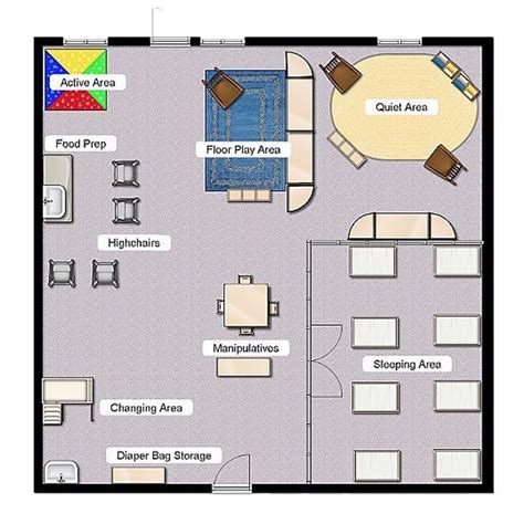 Preschool Classroom Floor Plan Montessori Floor Plan Kindergarten