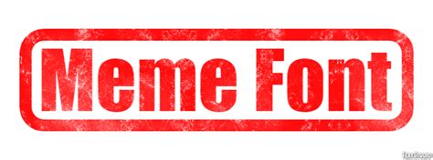 Meme Font Text Effect And Logo Design Font